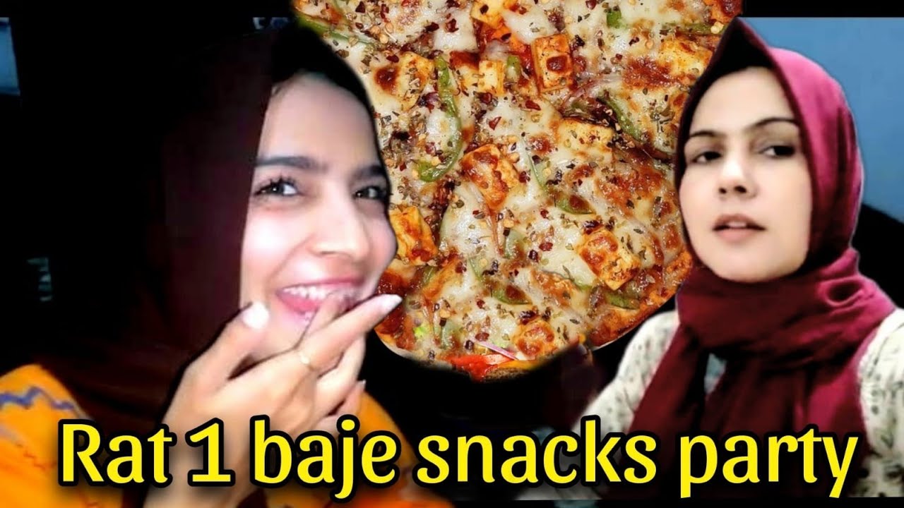 Rat 1 Baje snacks party | Hmari Morni Gum ho gyi | Lahori unique vloger ...