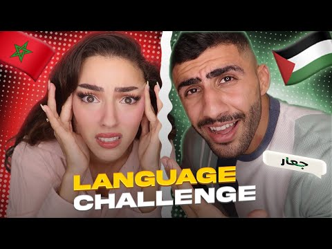 Language Challenge Moroccan vs. Palestinian Arabic | Nora & Khalid