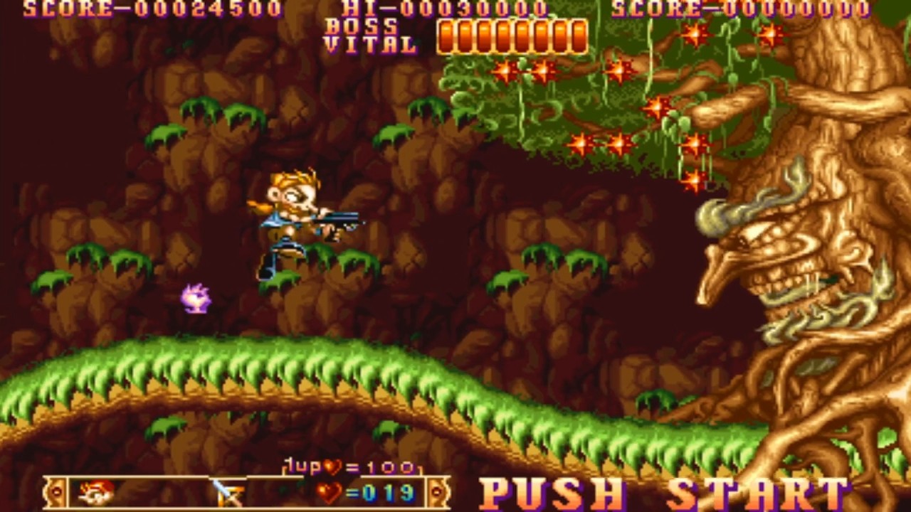Three Wonders: Midnight Wanderers — All Boss Fights HD (Arcade ...
