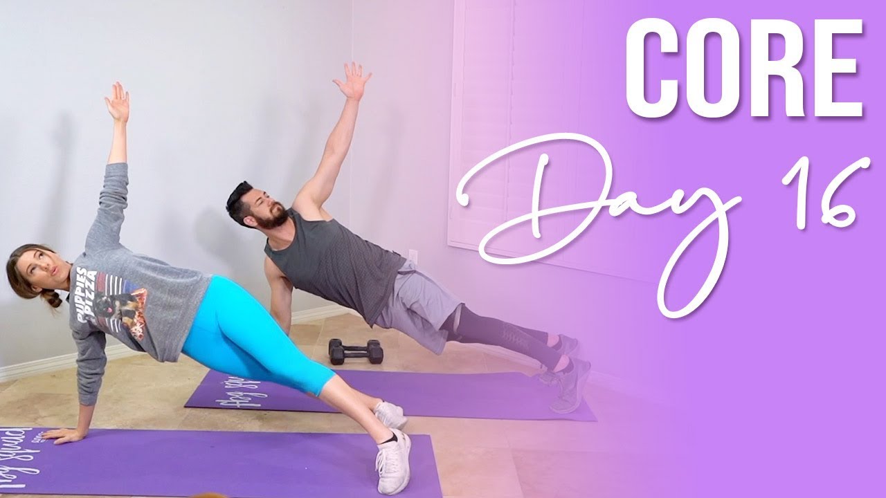 5 MIN PARTNER WORKOUT! November Day 16 💪 12 Week Challenge 💕 Anna ...