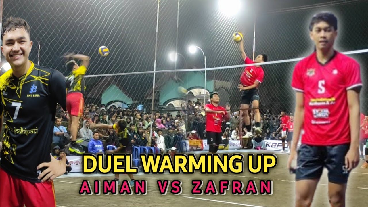 DUEL WARMING UP I AIMAN PUTRA VS ZAFRAN REZZA #volitarkam #spikebledos ...