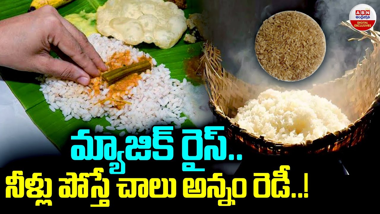 Magic Rice : మ్యాజిక్ రైస్..నీళ్లు పోస్ట్ చాలు అన్నం రెడీ | Boka Saul ...