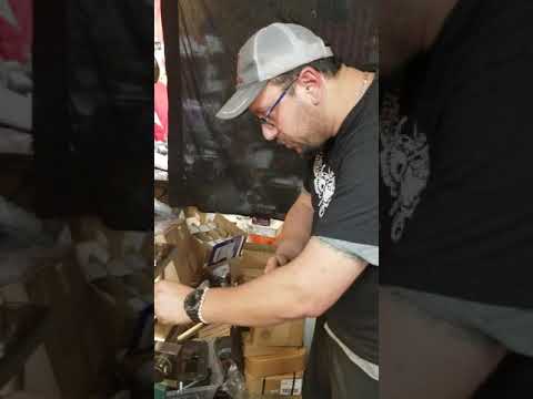 Homemade H frame reloading press - YouTube