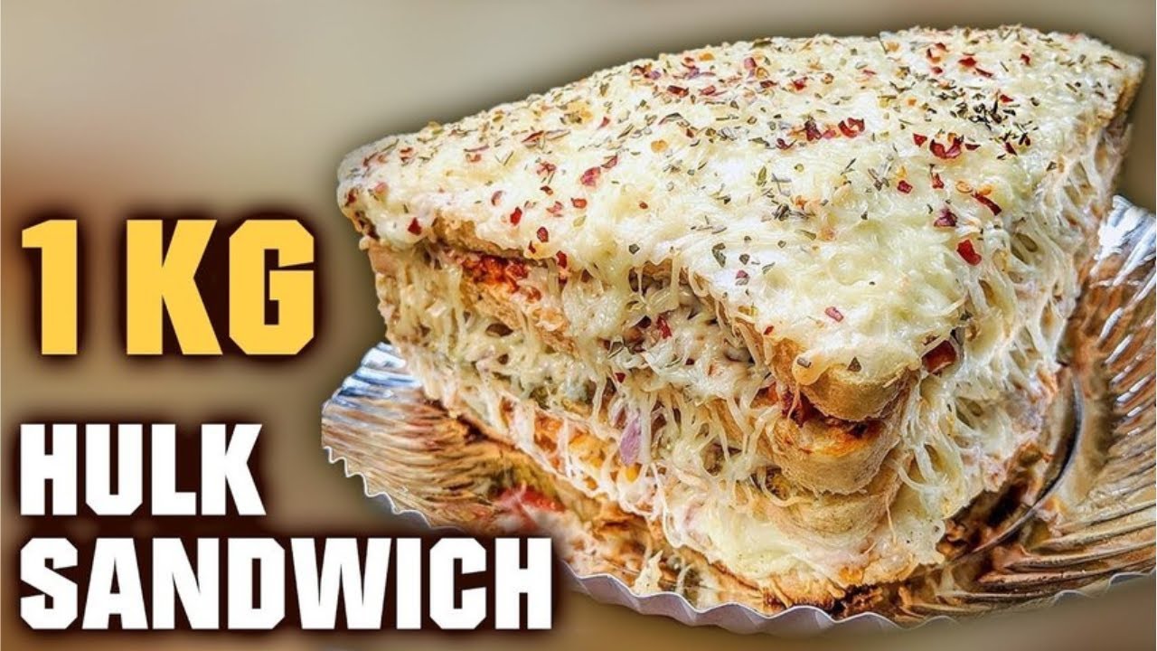 Biggest, 1 KG "HULK" Sandwich !! | Mumbai streets. - YouTube