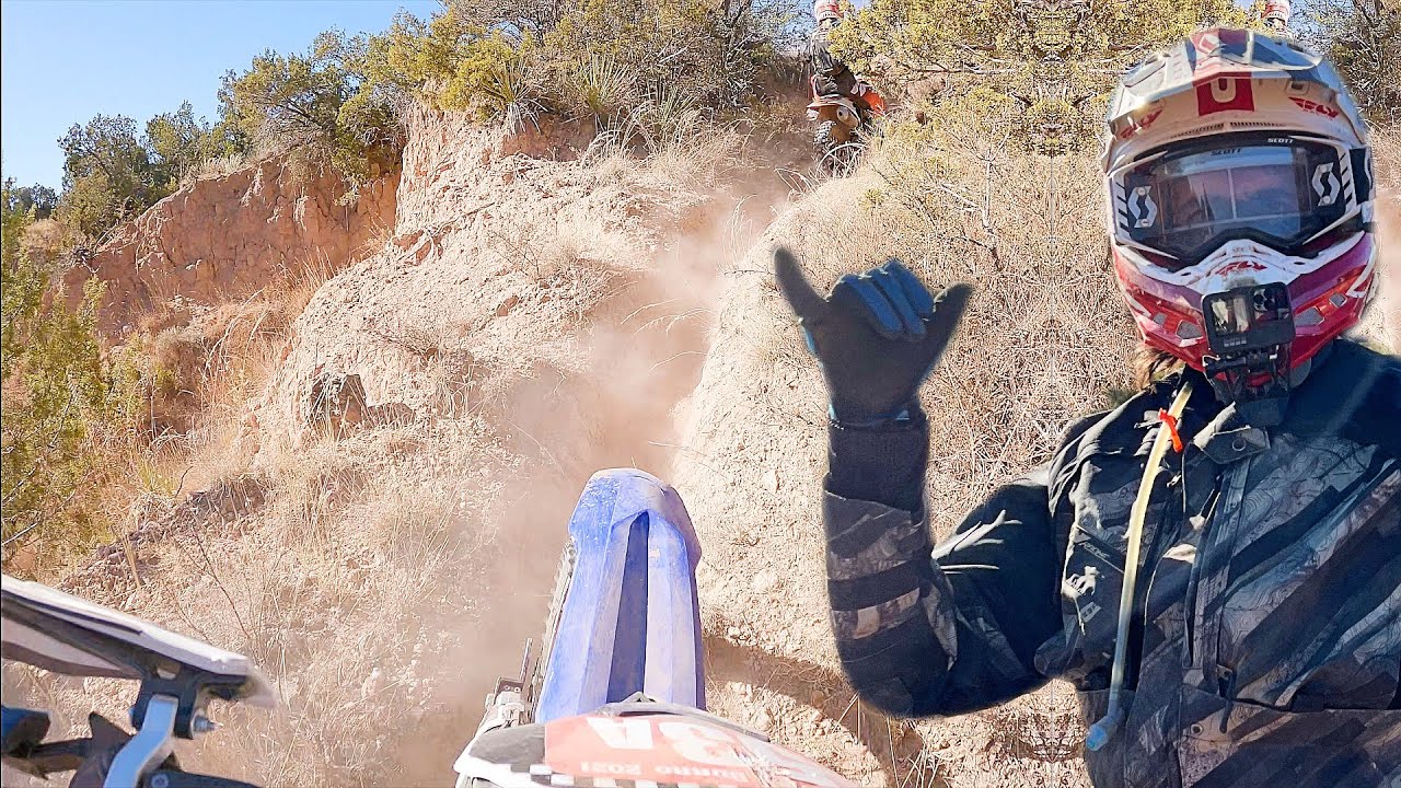 West Texas Singletrack is like riding dirt bikes on Mars! - YouTube