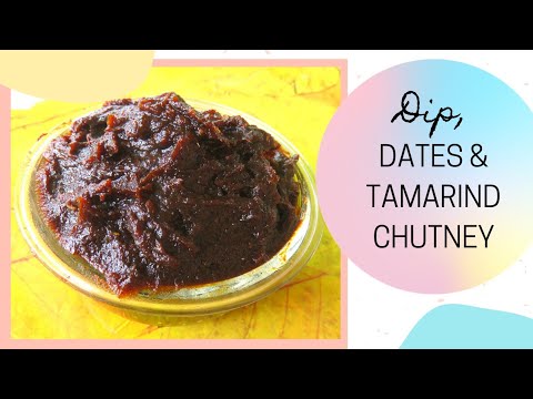 TAMARIND DATES CHUTNEY RECIPE FOR ALL YOUR INDIAN CHAT RECIPES - YouTube