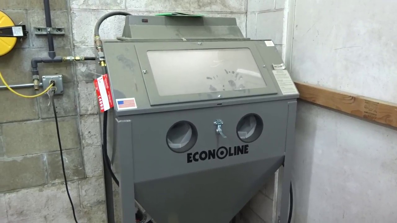 Econoline two hole sand blast cabinet with manual | For Sale | Online ...