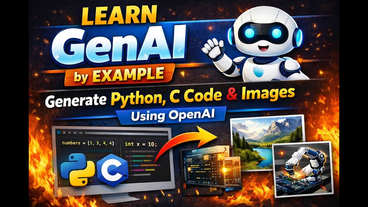 Learn GenAI by Example 🔥 Generate Python, C Code & Images Using OpenAI ...