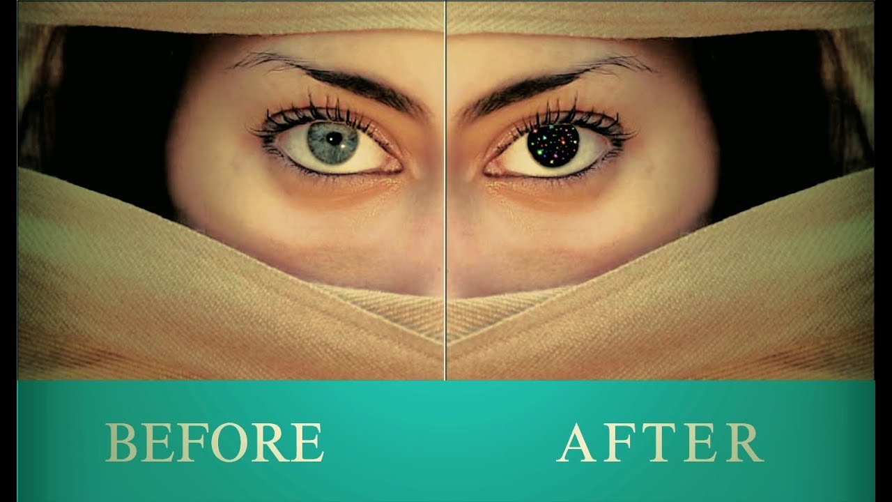 Twinkle Eyes Effect Step by step tutorial photo shop - YouTube
