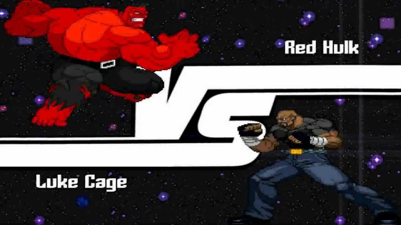 Avengers vs X-Men MUGEN 1080P HD Playthrough with RED HULK PT. 1 - YouTube
