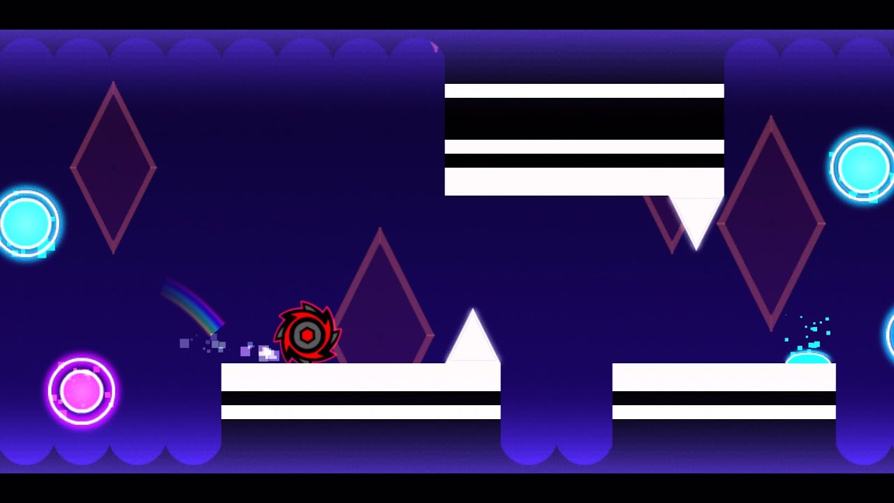 Rain - Custom Geometry Dash Level (by me) - YouTube