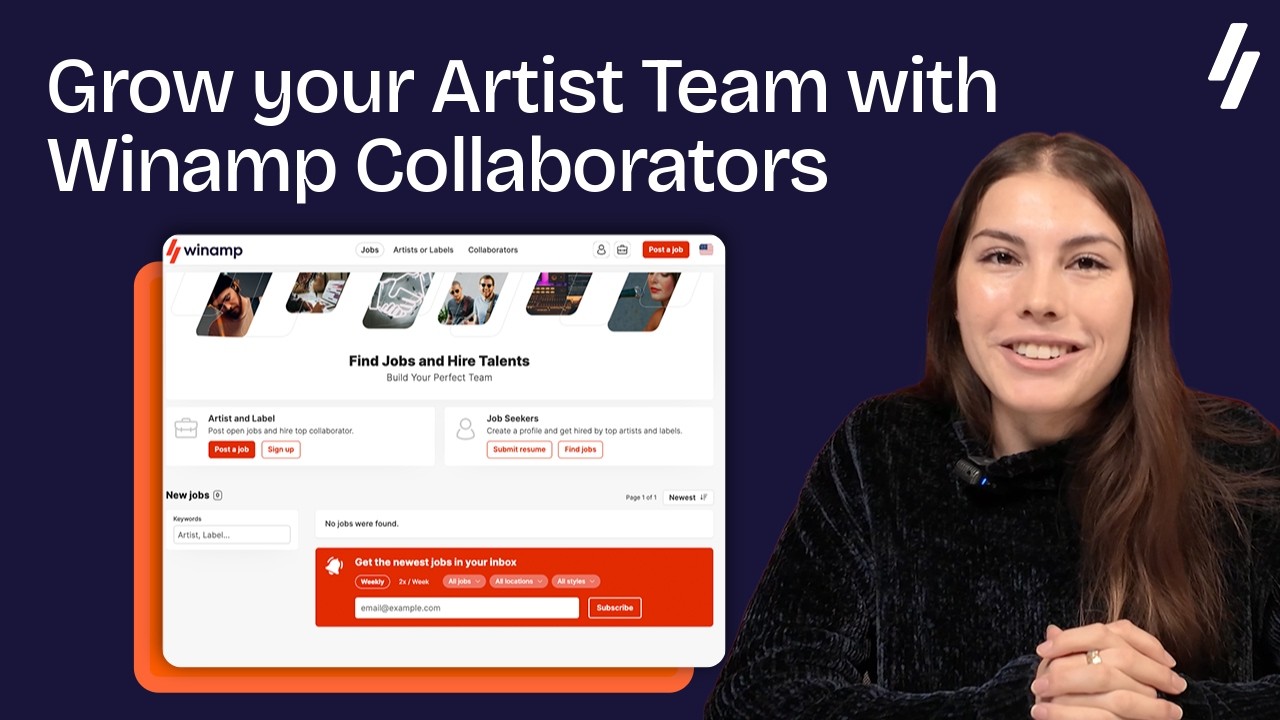 Episode 9 - Grow Your Artist Team with Winamp Collaborators - YouTube