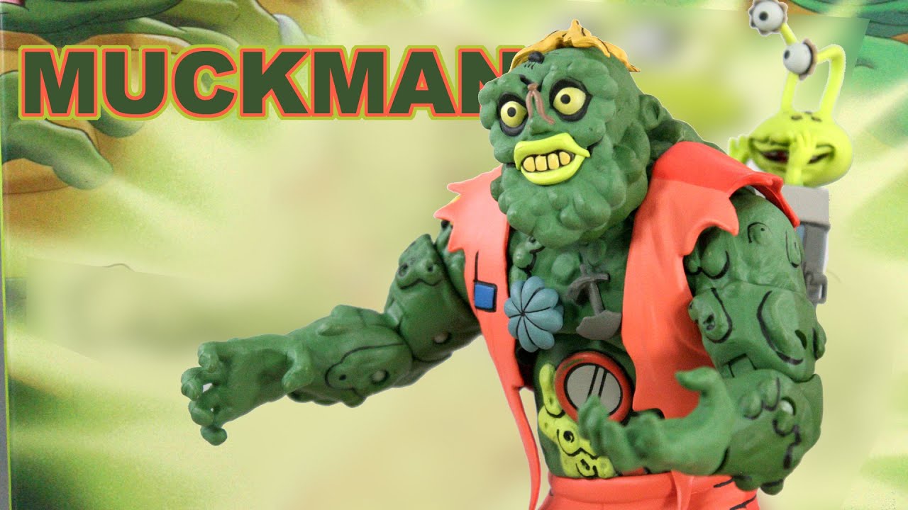 NECA Teenage Mutant Ninja Turtles cartoon MUCKMAN Action Figure Review ...