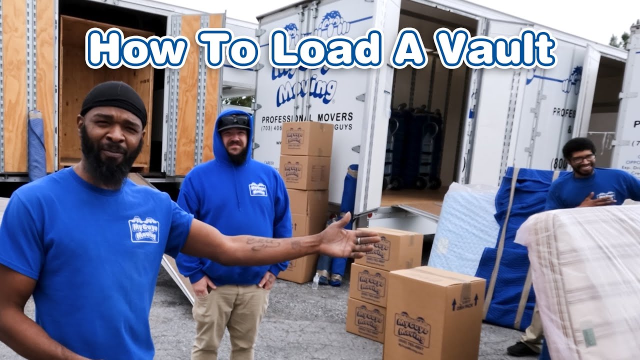 How to Load a Vault - My Guys Moving & Storage - YouTube