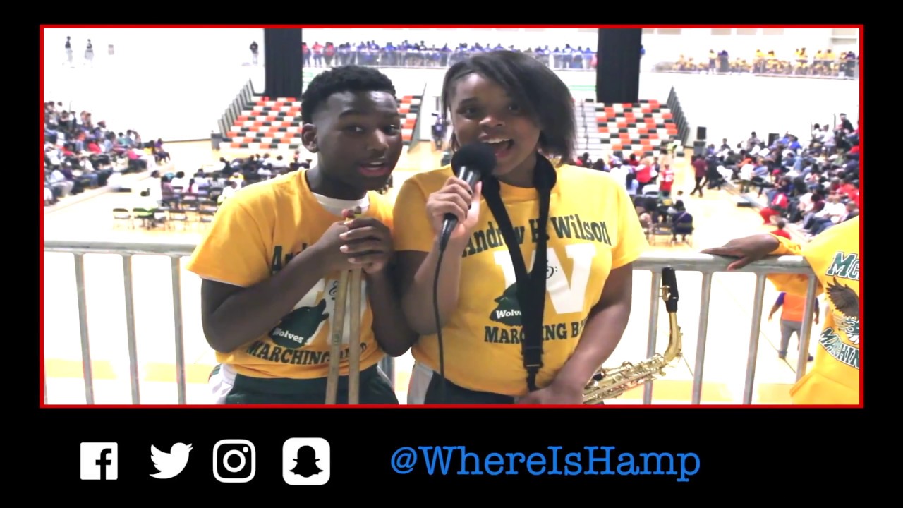 "WHERE IS HAMP?" - Hamp Interviews The Andrew Wilson Marching Band ...