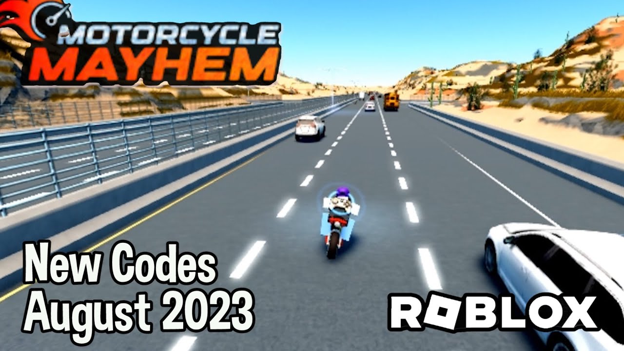 Roblox Motorcycle Mayhem New Codes August 2023 - YouTube