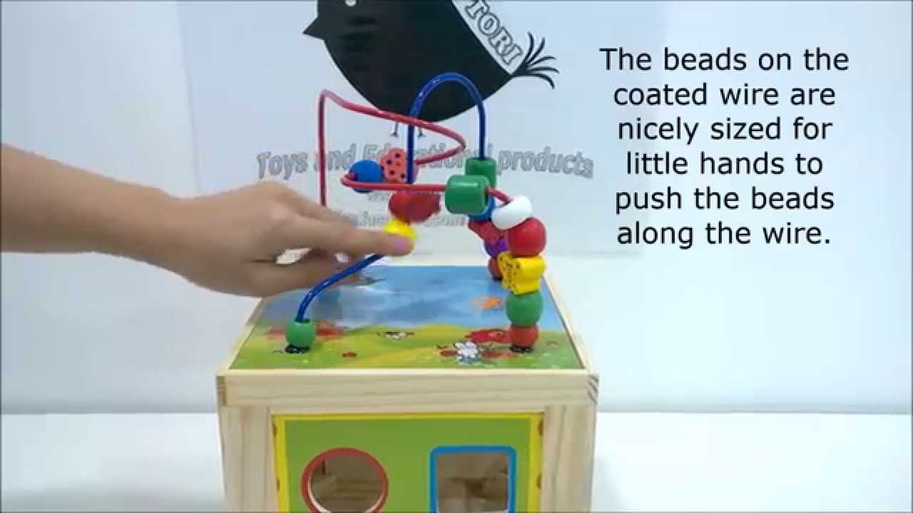 Birds and Flowers Activity Cube - YouTube