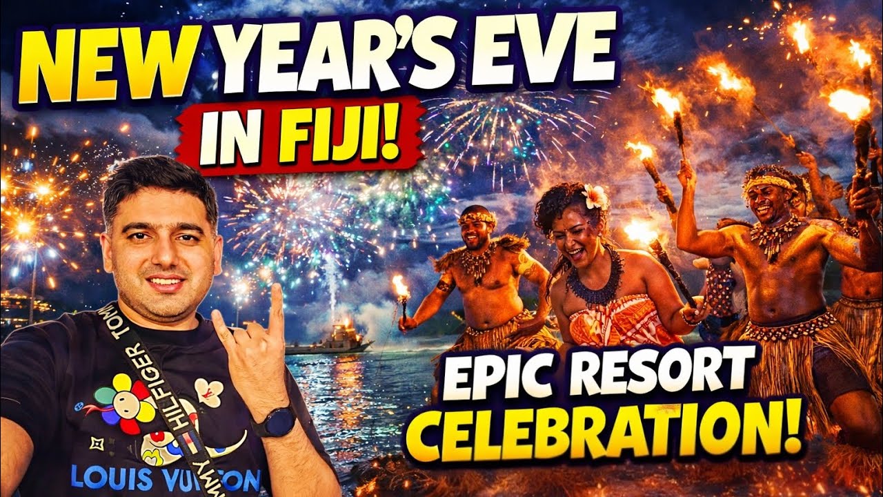 New Year’s Eve in Fiji 🇫🇯 | Fireworks, Resort Party & Traditional ...