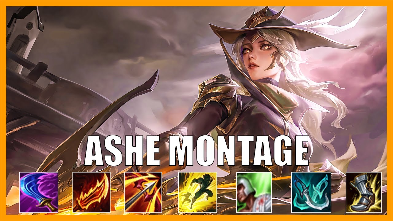 NEW ASHE MONTAGE ON S13 - HIT AND RUN - YouTube