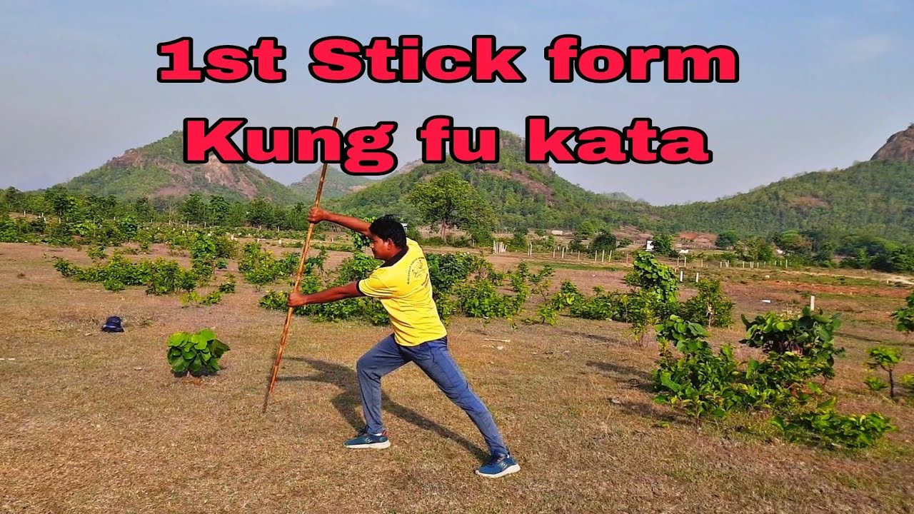 1st Stick Form Kung fu kata #kungfu #wushu #kata #martialarts - YouTube
