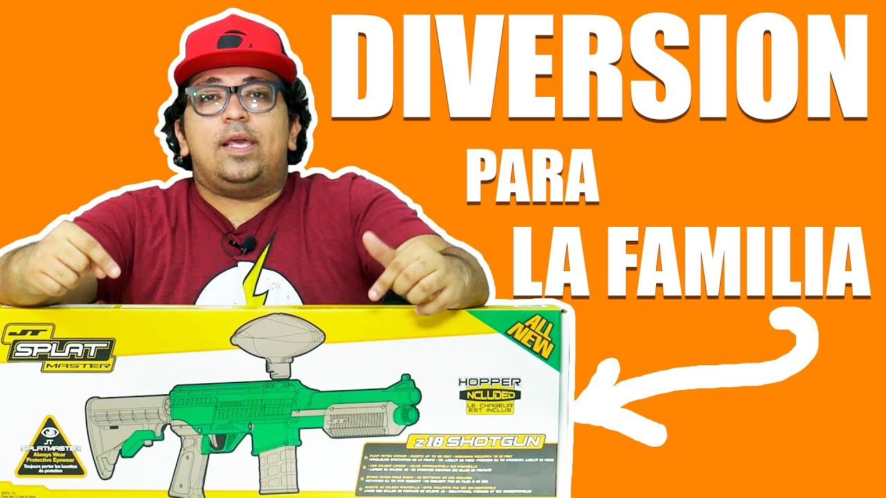 JT Splat Master Z18 .50 Cal. paintball gotcha para niños y familia ...