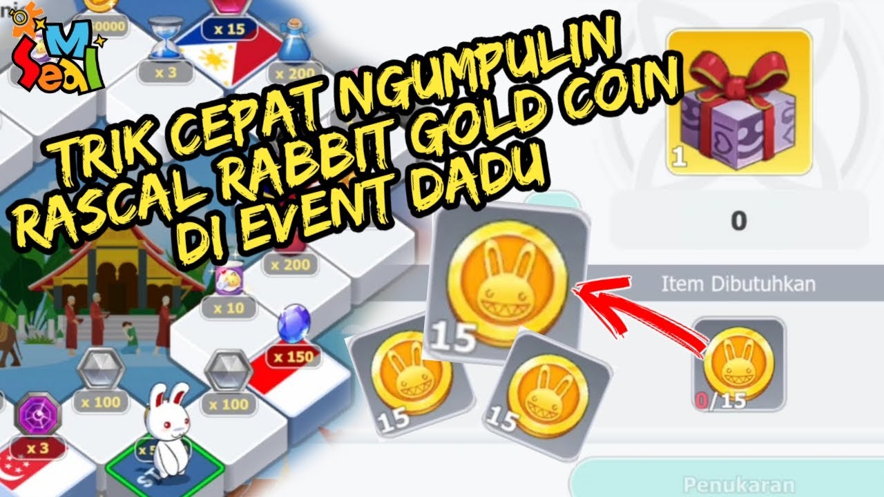 Cara Cepat Dapat Rascal Rabbit Gold Coin Untuk Gacha Oppart Mythic Di ...