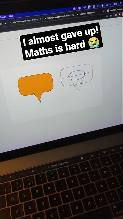 Creating a customisable speech bubble in canvas JS. #code #dev #programmer #saas #maths # ...