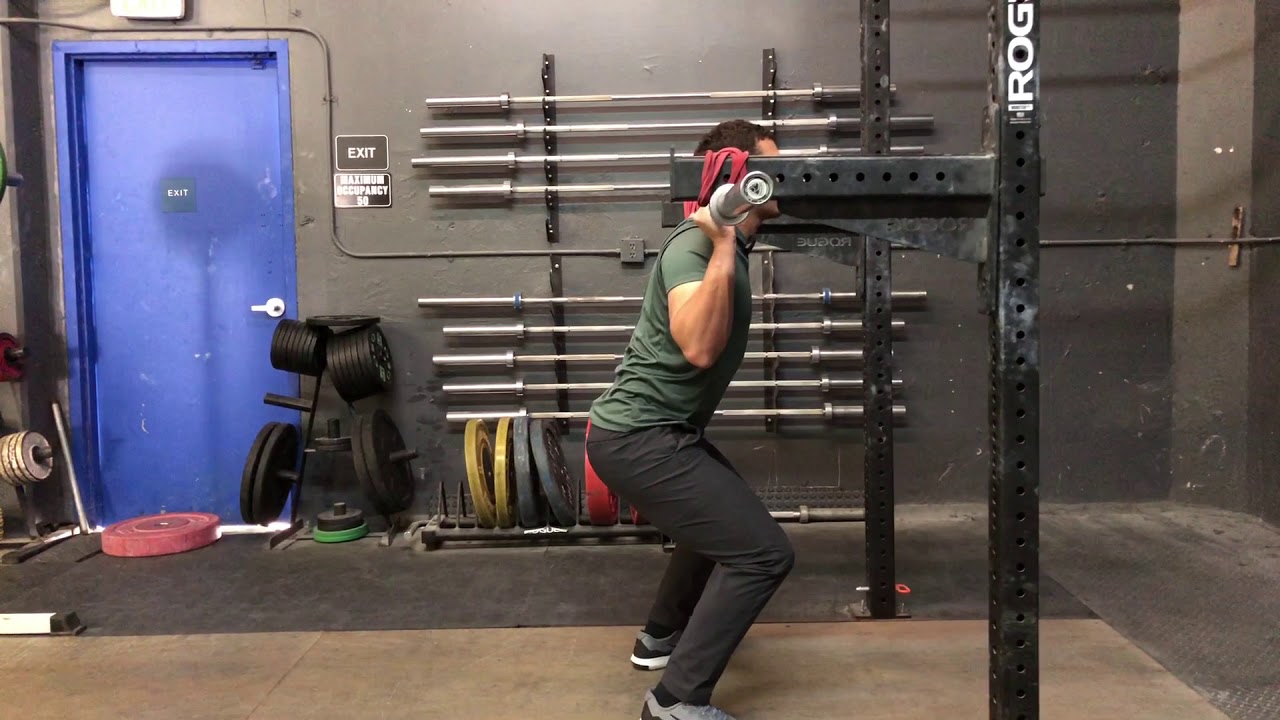 Isometric Squat Push - YouTube