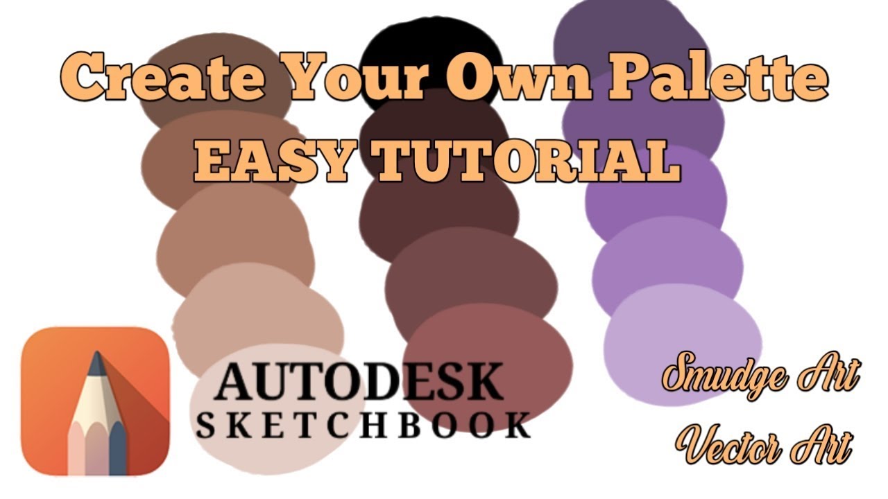 How to create hair colour palette(Vexel,Vector, Smudge) - YouTube