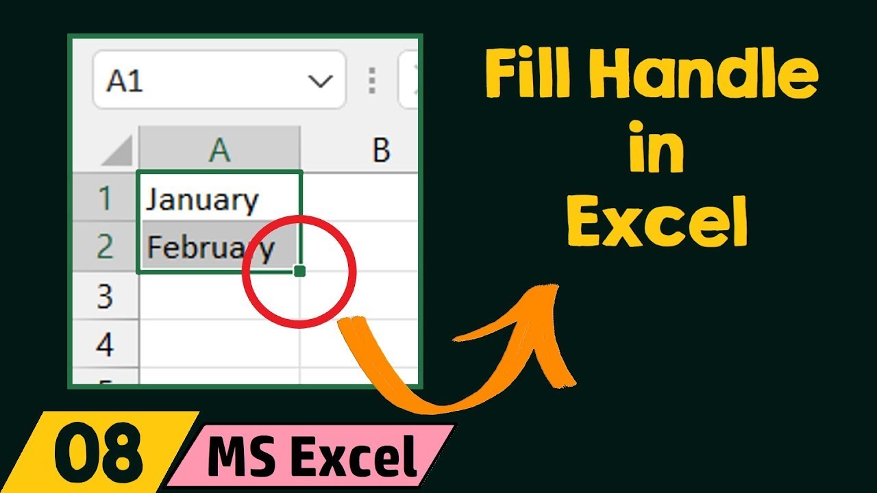 Fill Handle In Excel YouTube Fill Handle In Excel YouTube