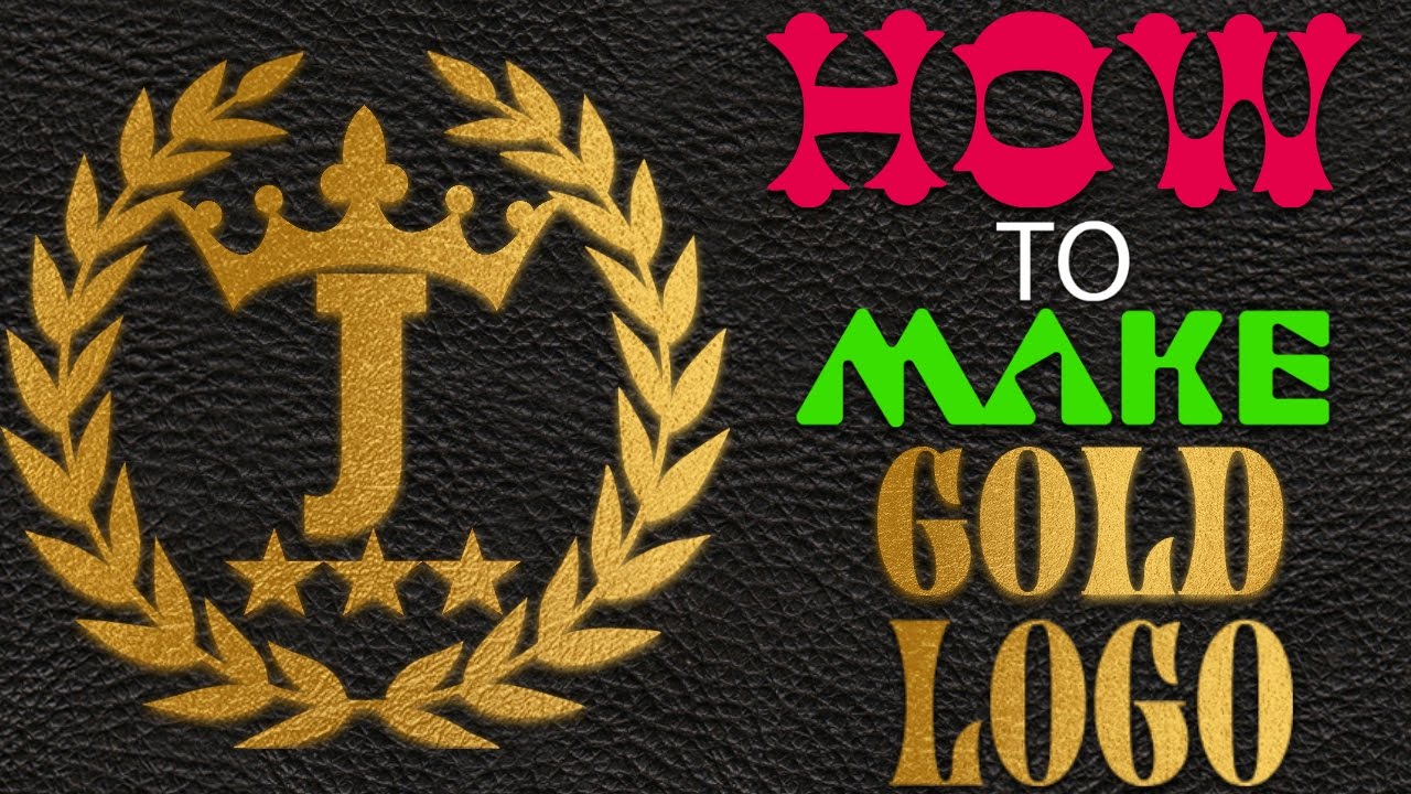 HOW TO MAKE GOLD LOGO ON ANDROID || Ps touch - YouTube
