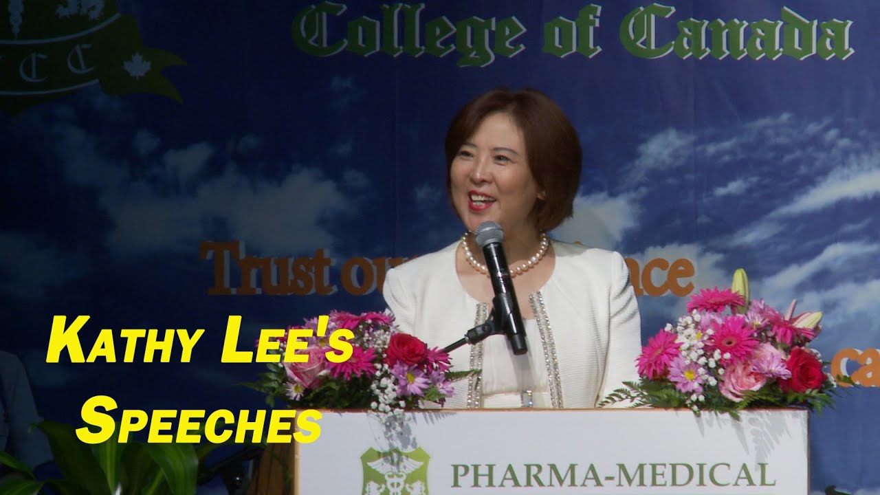 Kathy Lee Speeches at the Graduation Ceremony of the Pharma-Medical ...