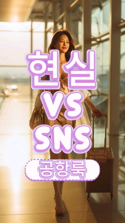 현실 vs SNS [공항룩] #lookbook #fashion #aimodel #여행 #공항패션 - YouTube