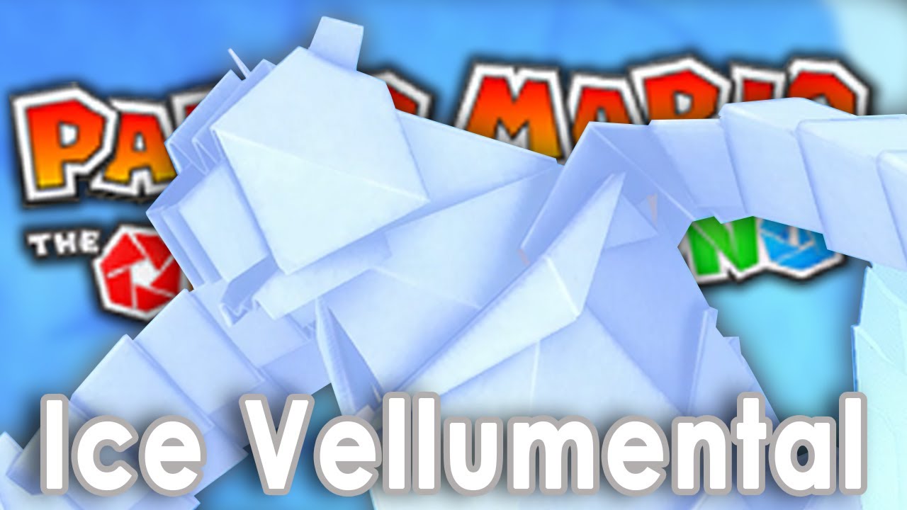 Paper Mario The Origami King - Boss - Ice Vellumental - YouTube