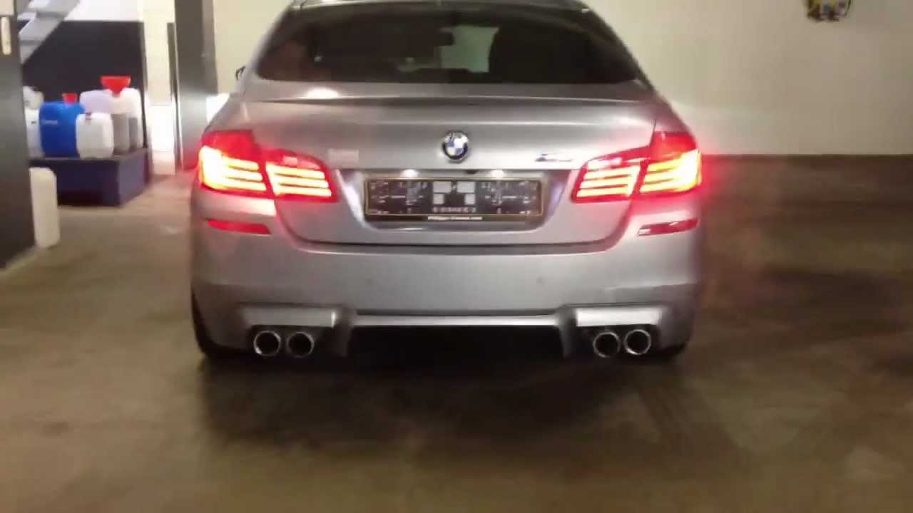 New BMW M5 F10 Cut off ! Matt grey color ! - YouTube