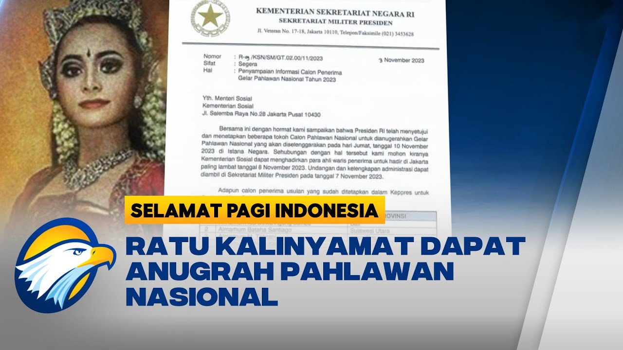 Anugerah Pahlawan Nasional Untuk Ratu Kalinyamat - YouTube
