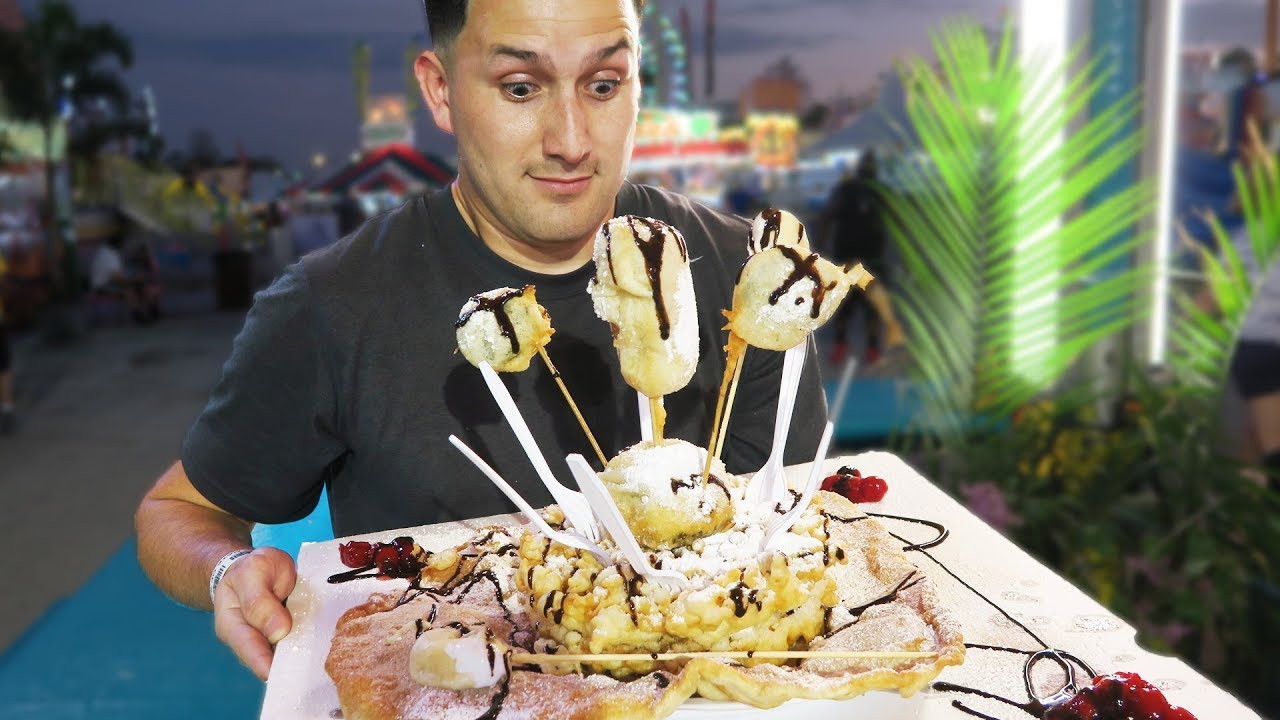 Fun Food and Fast Rides at the Florida State Fair! - YouTube