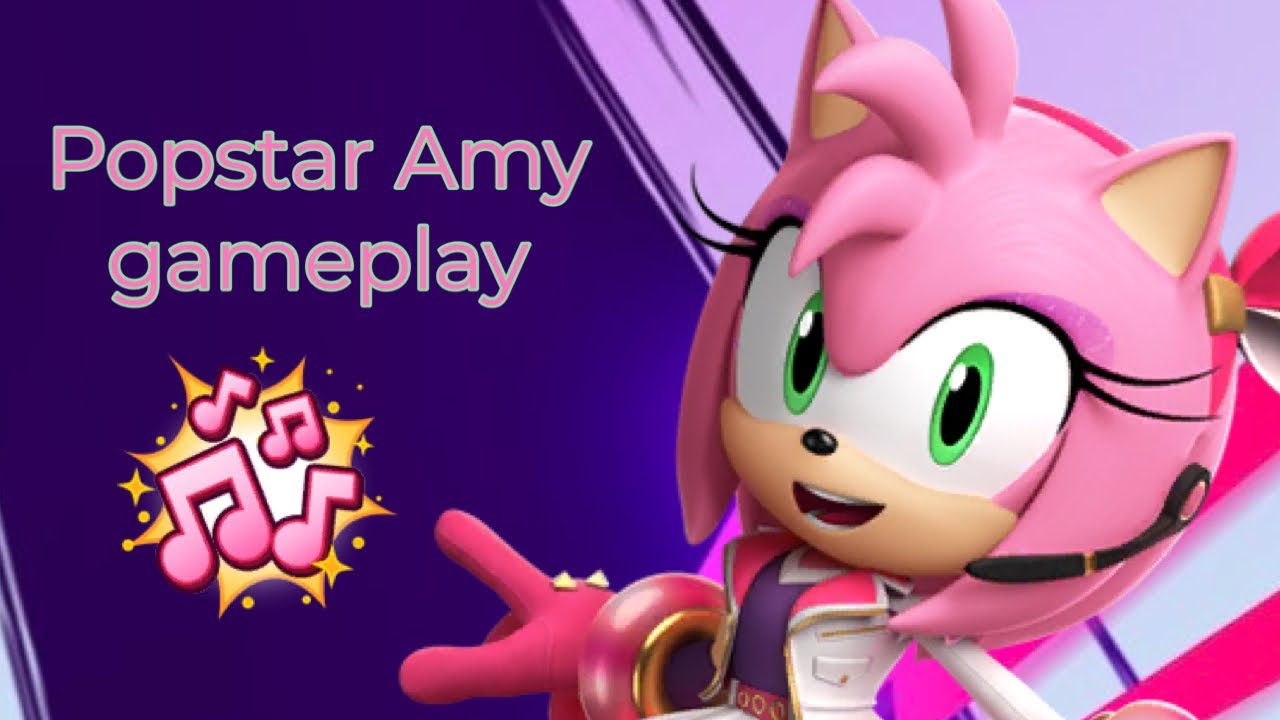 Lvl 8 Popstar Amy gameplay | Sonic Forces : Speed Battle - YouTube