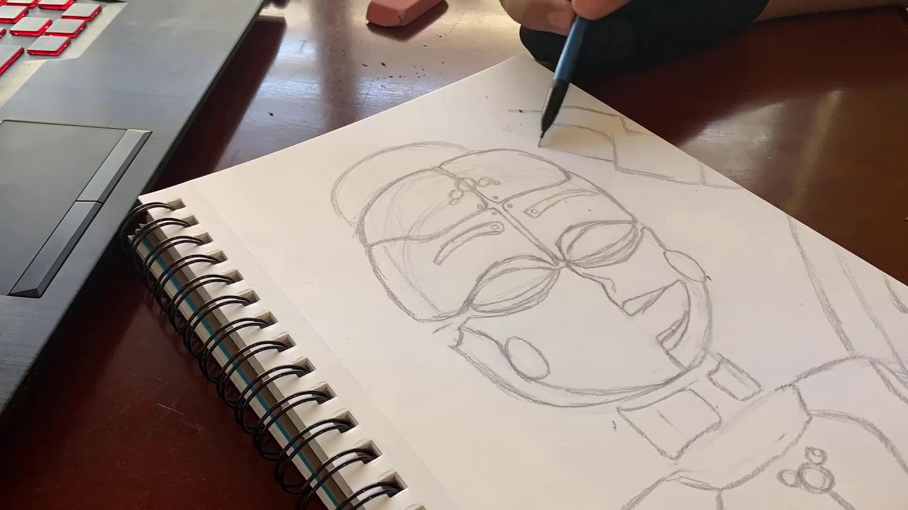 Ballora Drawing - FiveNightsAtFreddys - YouTube