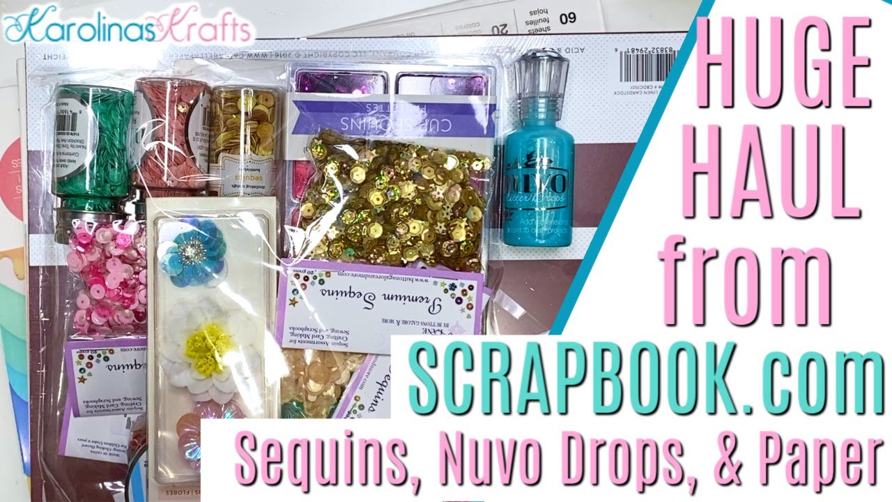 Huge Haul from Scrapbook.com, Paper Craft Supplies Haul including ...