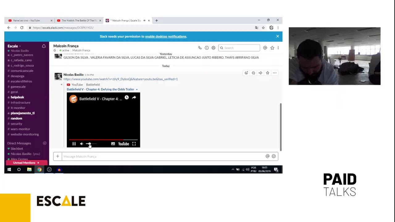 Transmissão ao vivo de Nicolas Basilio - YouTube