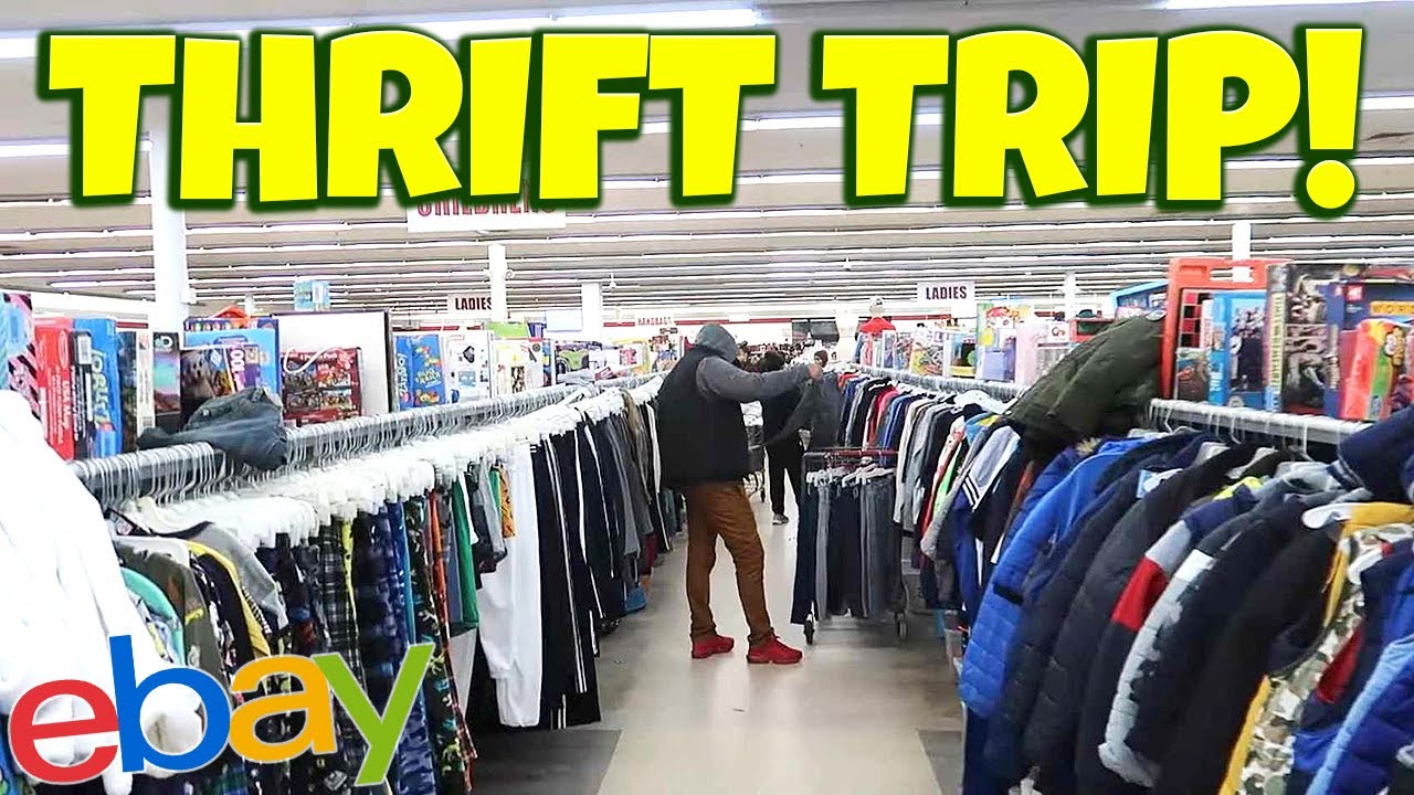Thrifting 2 Thrift Stores! Buying and Selling Thrifted Stuff on Ebay ...
