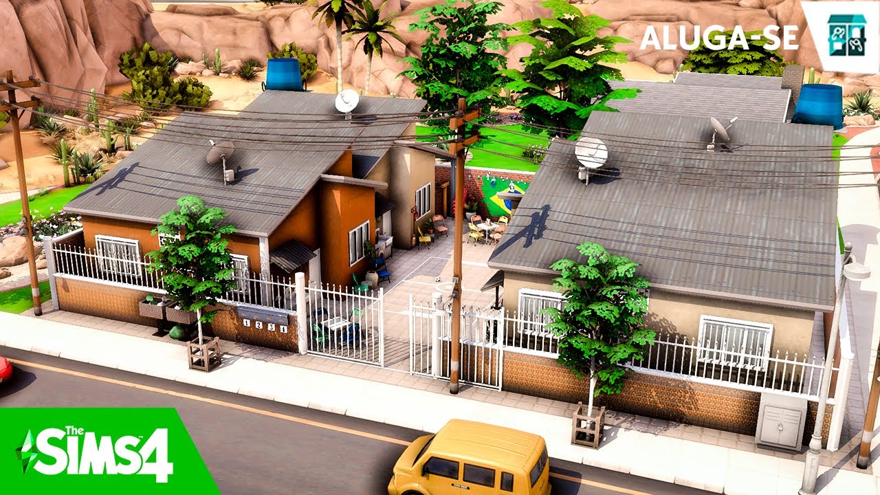 VILA BRASILEIRA PARA ALUGAR| THE SIMS 4 -NOCC- - YouTube