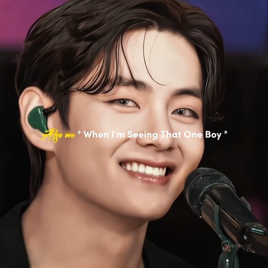 Also me " when I'm seeing that one boy " 🐯💓 #taehyungtamiledits # ...