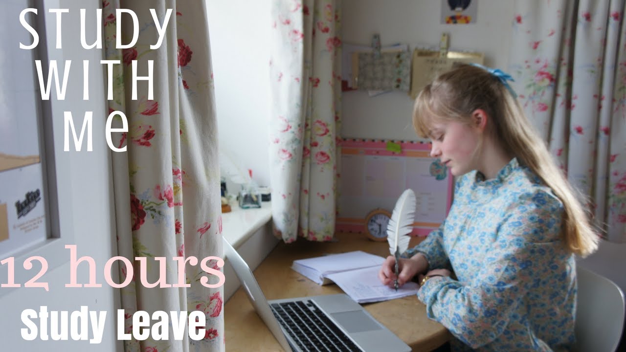 Study with Me on Study Leave (12 hours in a Day) - YouTube