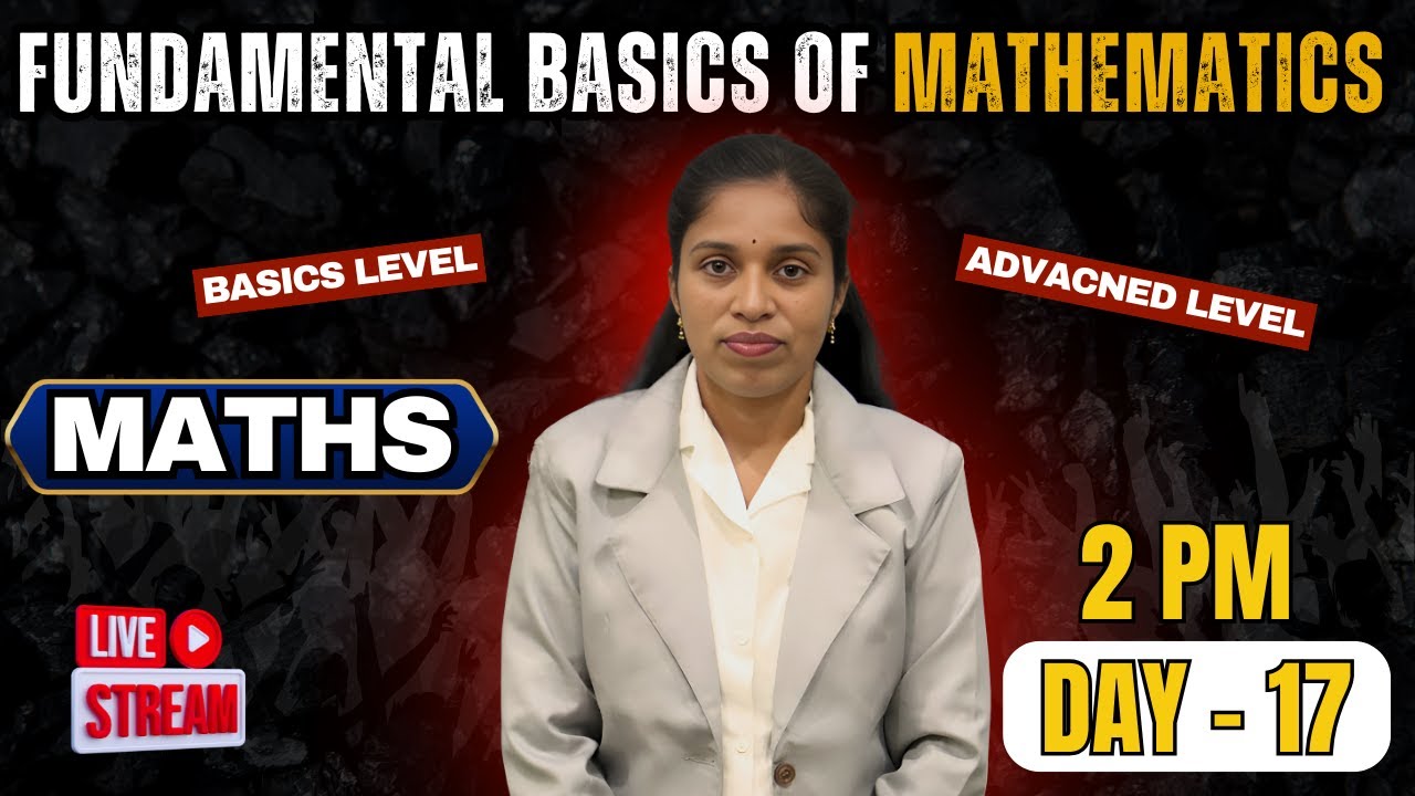 Fundamental basics of mathematics( Day - 17 ) || BY DMATHS DEEPIKA # ...