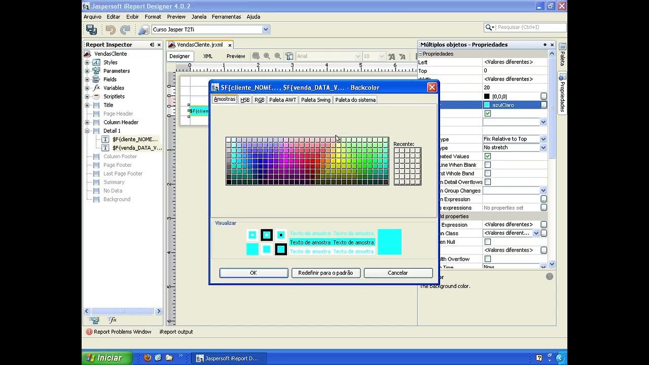 Java Jasper Reports e iReports Vídeo Aula 13 - Sub-Relatórios - YouTube