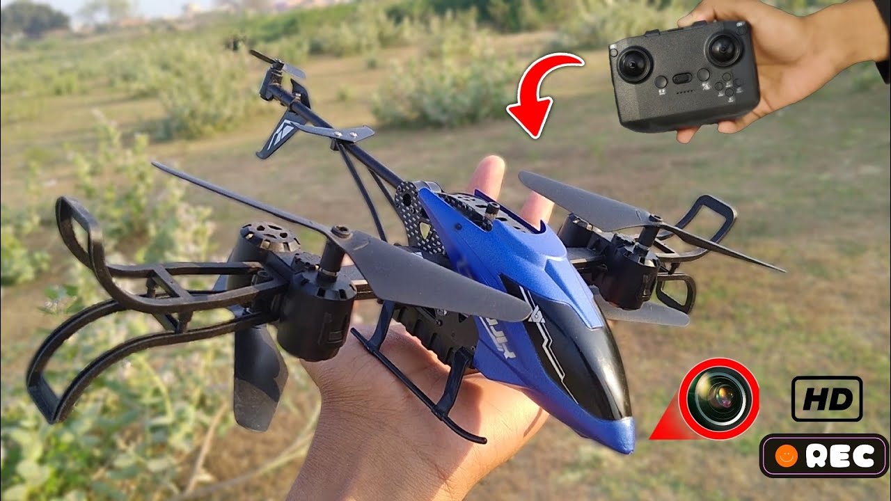 RC Drone Helicopter Unboxing | Hawk Helicopter Unboxing | Hawk Foldable ...