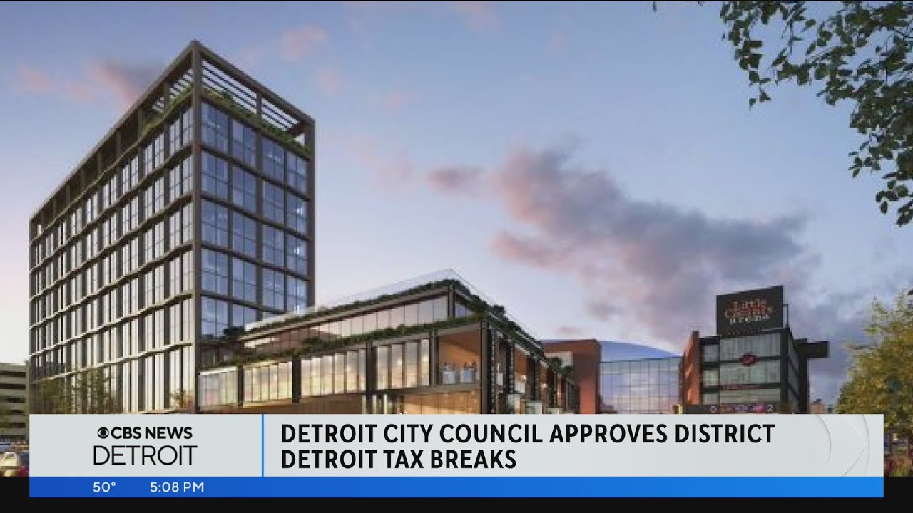 Detroit City Council approves $1.5B District Detroit project - YouTube