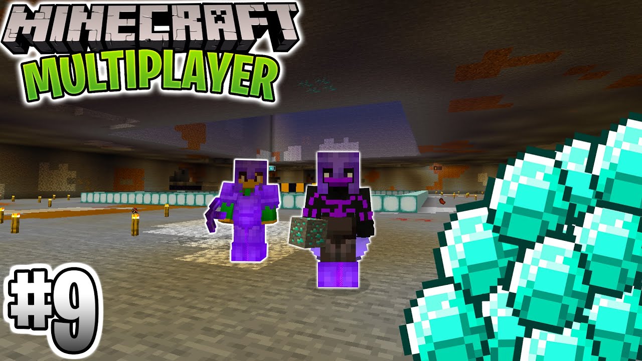 DIAMOND MINING CHALLENGE! - Minecraft Multiplayer Survival - Episode 9 ...